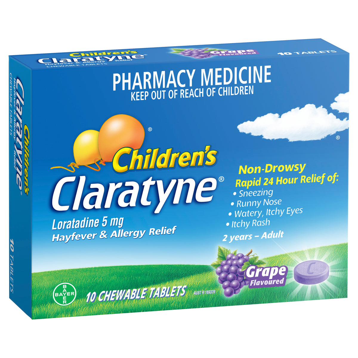 Buy Claratyne Child Chewable 10 Tablets – Alive Pharmacy Warehouse