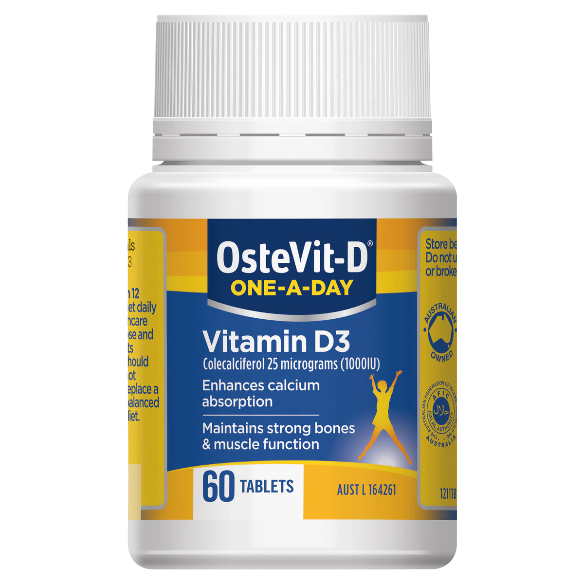 Buy OsteVit-D One-A-Day Vitamin D3 60 Tablets – Alive Pharmacy Warehouse