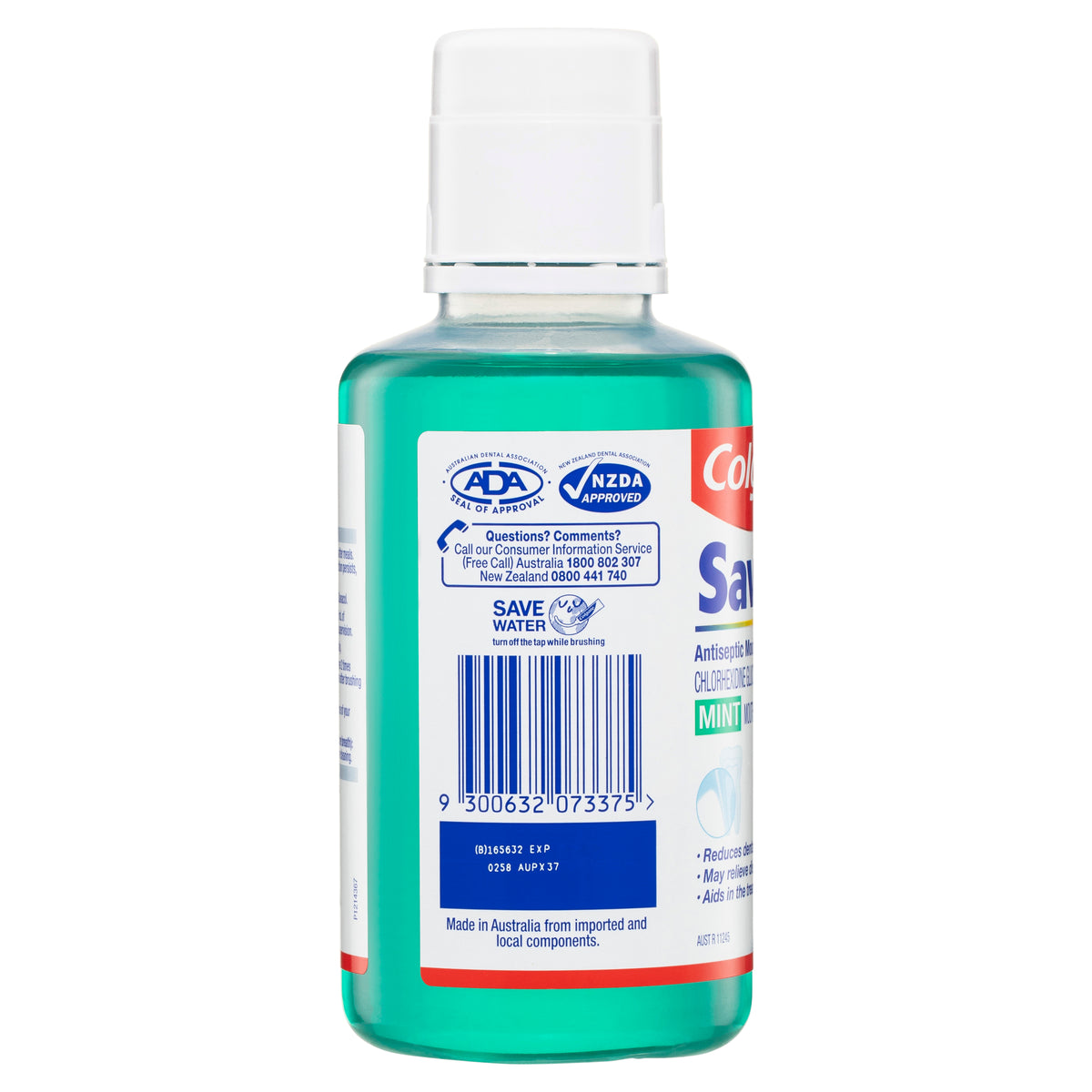Buy Colgate Savacol Antiseptic Mouth & Throat Rinse Mint 300mL – Alive ...