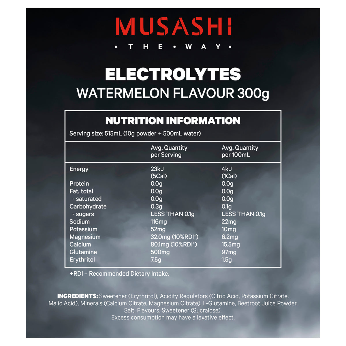 Musashi Electrolytes Watermelon 300G – Alive Pharmacy Warehouse