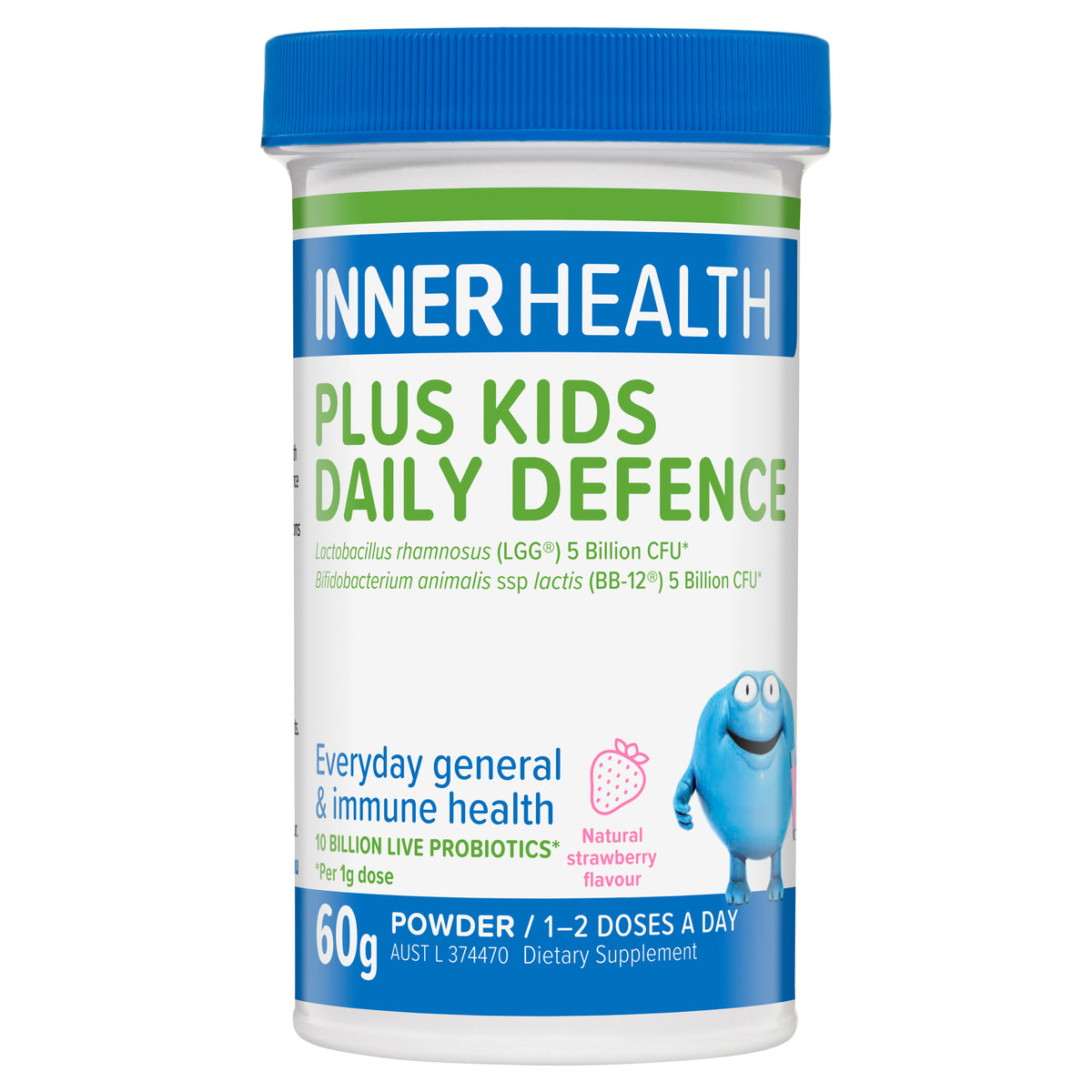 Inner Health Plus Kids Daily Defence Strawberry 60g Powder – Alive ...