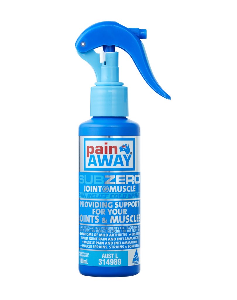 Buy Pain Away Sub Zero Pain Relief Cold Spray 100mL – Alive Pharmacy Warehouse