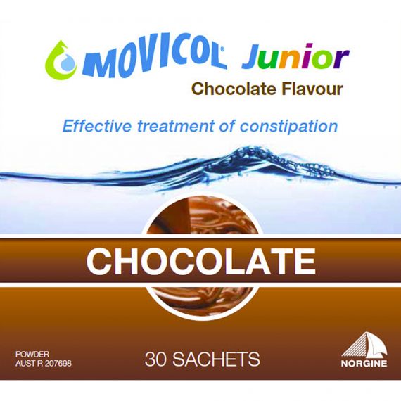 Buy Movicol Junior Chocolate 30 Sachets – Alive Pharmacy Warehouse
