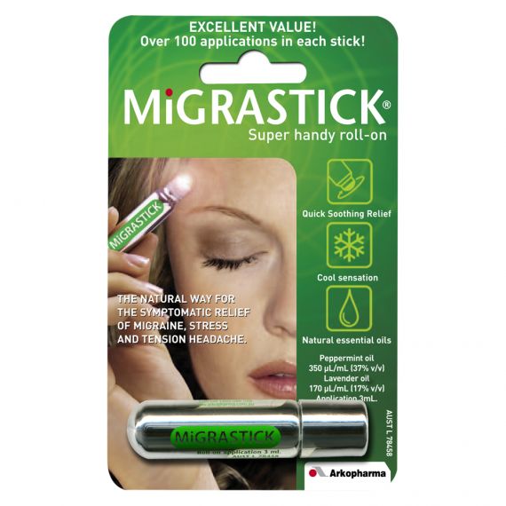 Buy Migrastick Roll On 3mL – Alive Pharmacy Warehouse