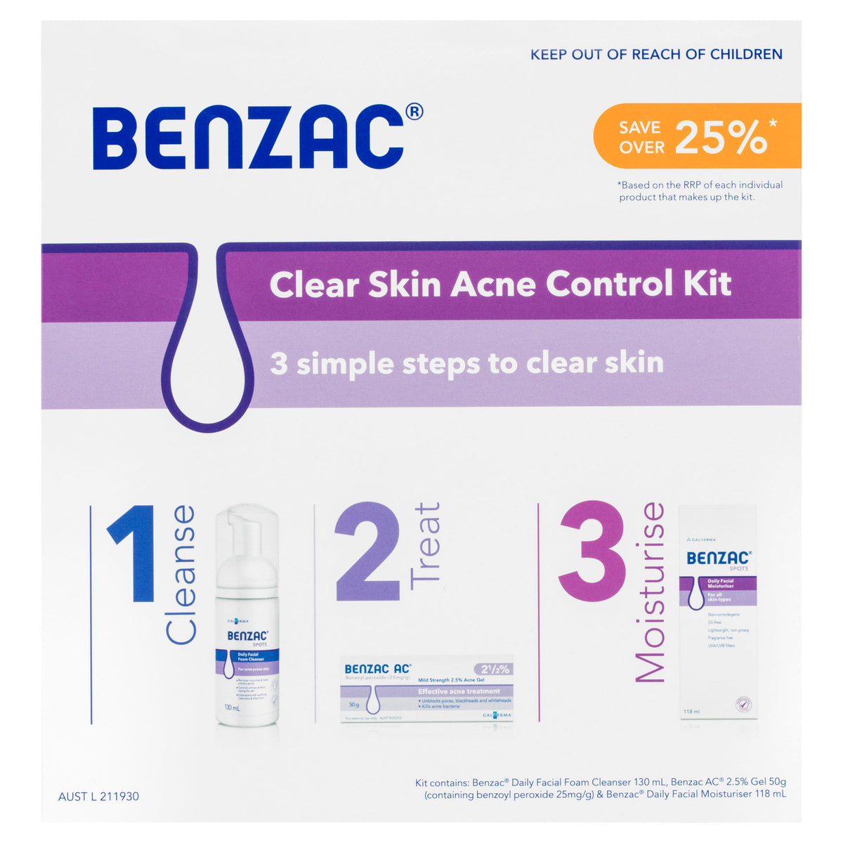 Buy Benzac Acne Kit – Alive Pharmacy Warehouse