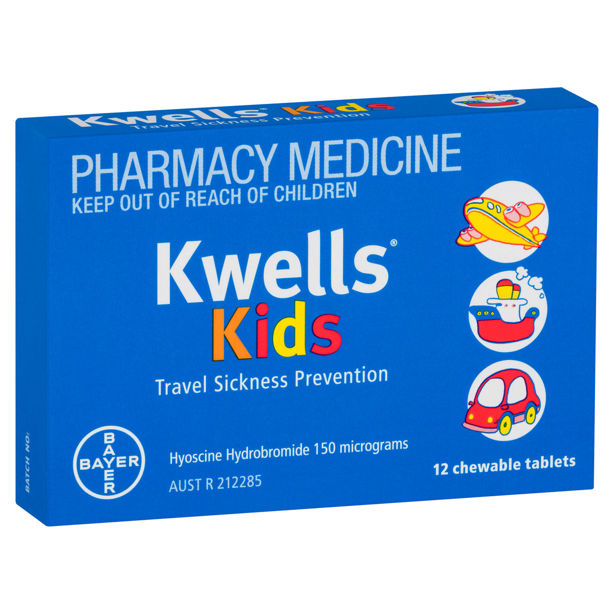 Buy Kwells Kids Travel Sickness 12 Chewable Tablets – Alive Pharmacy ...