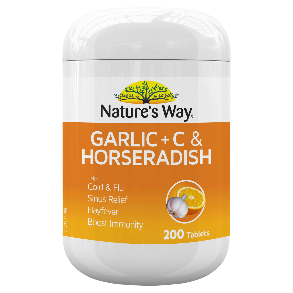 Buy Nature's Way Garlic + Vitamin C & Horseradish 200 Tablets – Alive ...