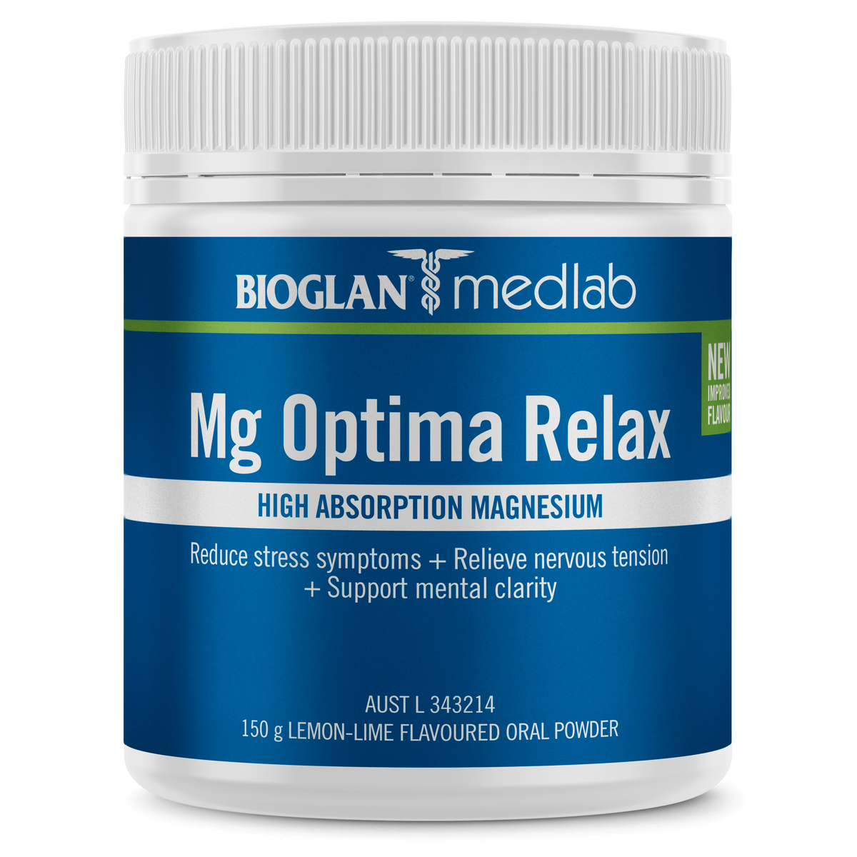 Buy Medlab MG Optima Relax Lemon Lime 150g – Alive Pharmacy Warehouse