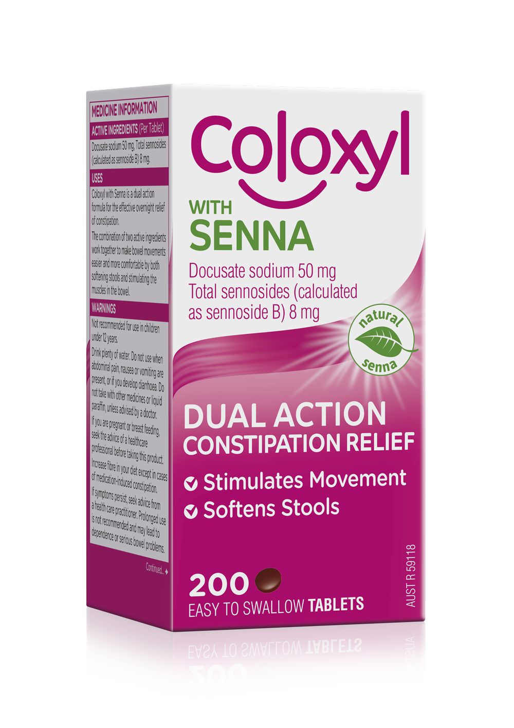 Buy Coloxyl & Senna 200 Tablets – Alive Pharmacy Warehouse