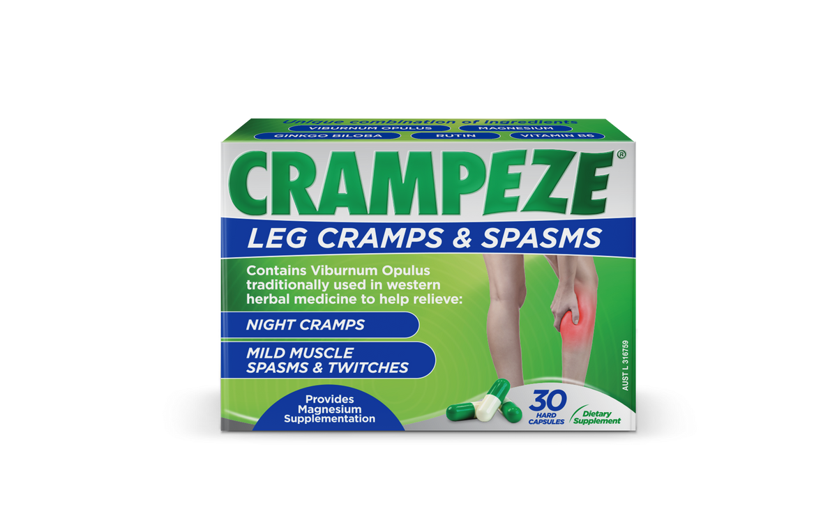 Buy Crampeze Night Cramps 30 Capsules – Alive Pharmacy Warehouse