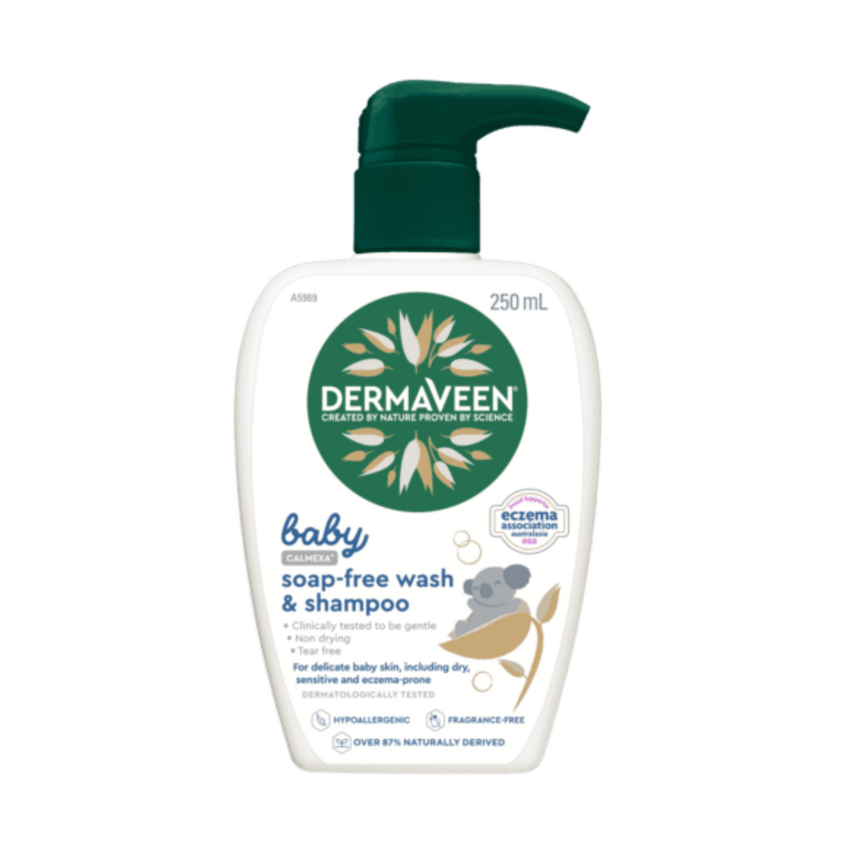 DermaVeen Calmexa Baby Soap Free Hair & Body Wash 250mL – Alive ...