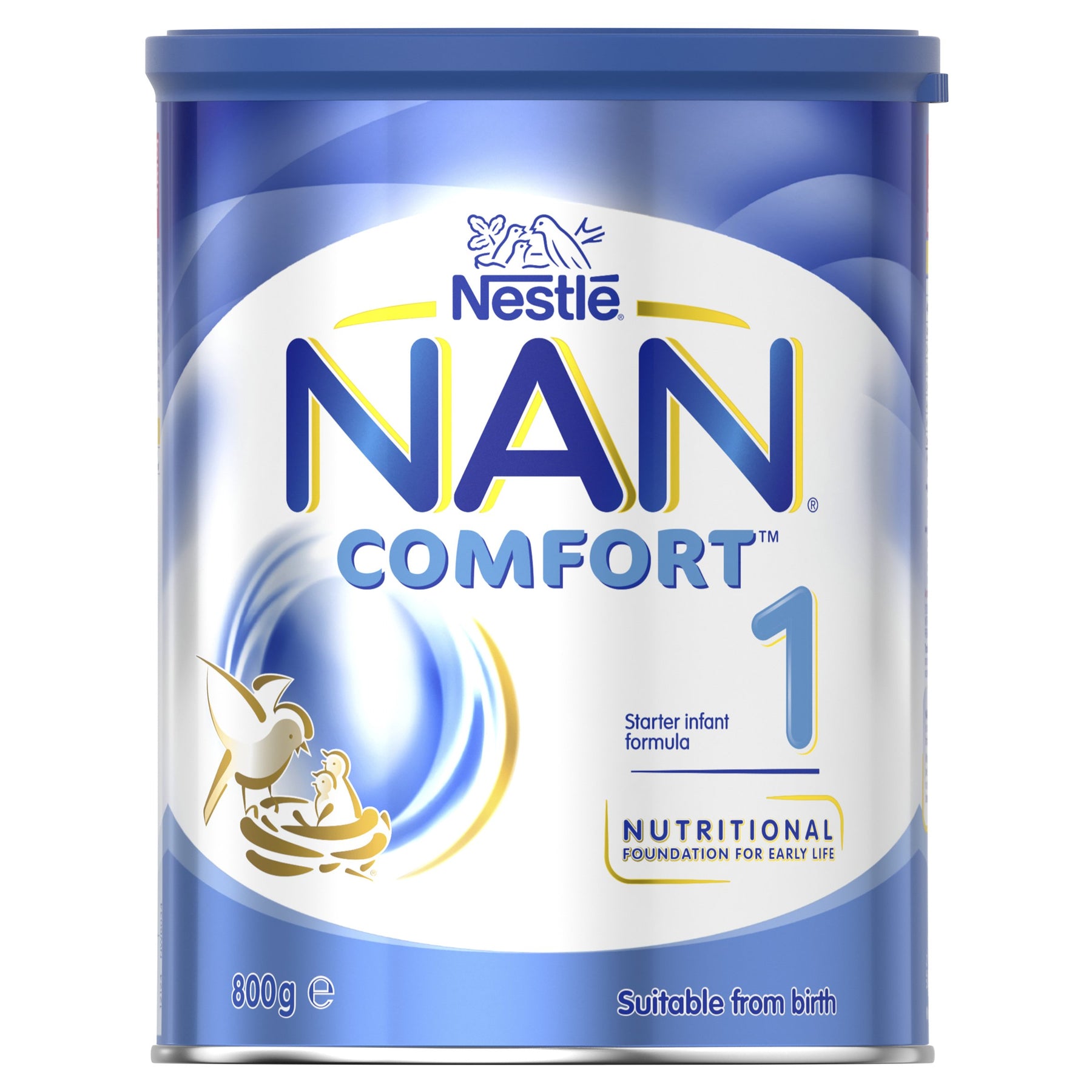 Buy Nestle Nan Comfort 1 Starter 0-6 Months Baby Formula Powder 800G ...