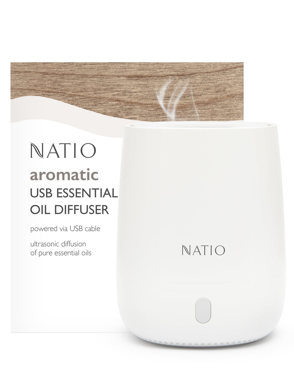 Buy Natio Aromatic USB Essential Oil Diffuser – Alive Pharmacy Warehouse